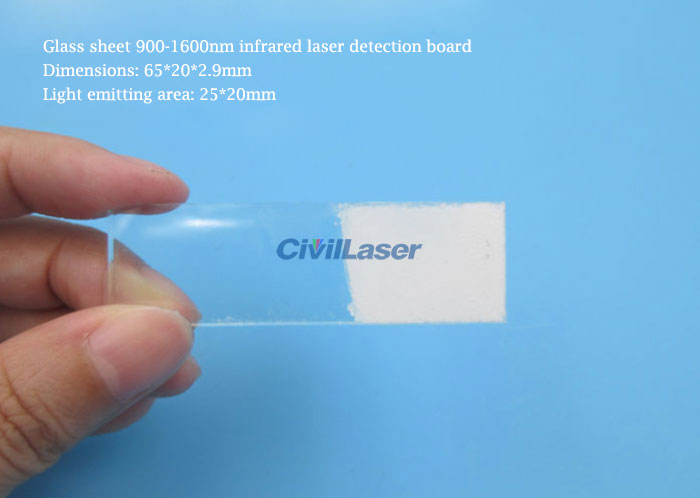 900-1600nm 700-1600nm Infrared Laser Detection Board Dimming Card