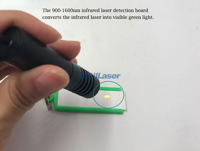 900-1600nm 700-1600nm Infrared Laser Detection Board Dimming Card