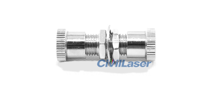 SMA905 Single Core Fiber Optic Adapter Metal Flange