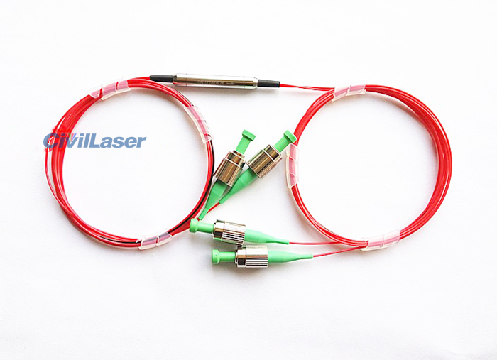 2X2 1064nm/1310nm/1550nm Four Ports PM Fiber Circulator FC/APC Slow ...