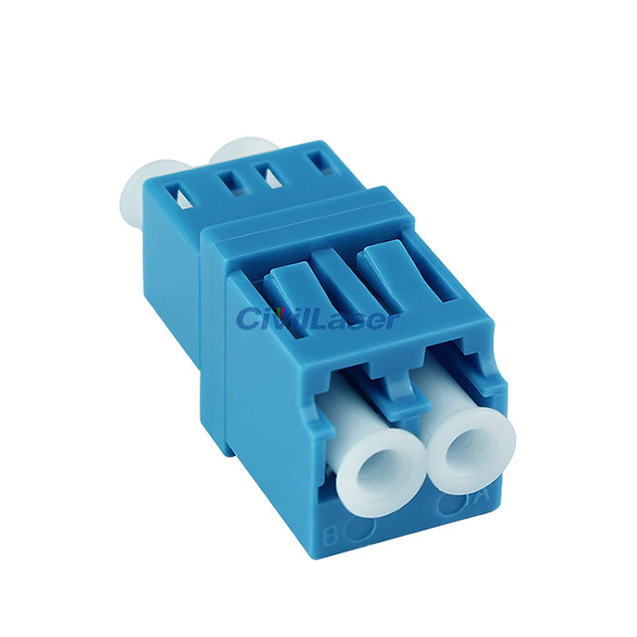 Integrated Type 단일 모드 Double Core LC Fiber Optic Adapter