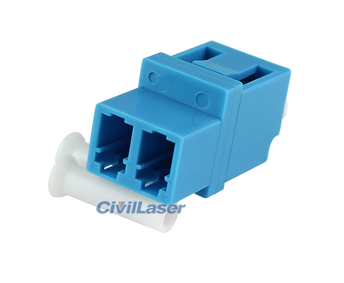 Integrated Type 단일 모드 Double Core LC Fiber Optic Adapter