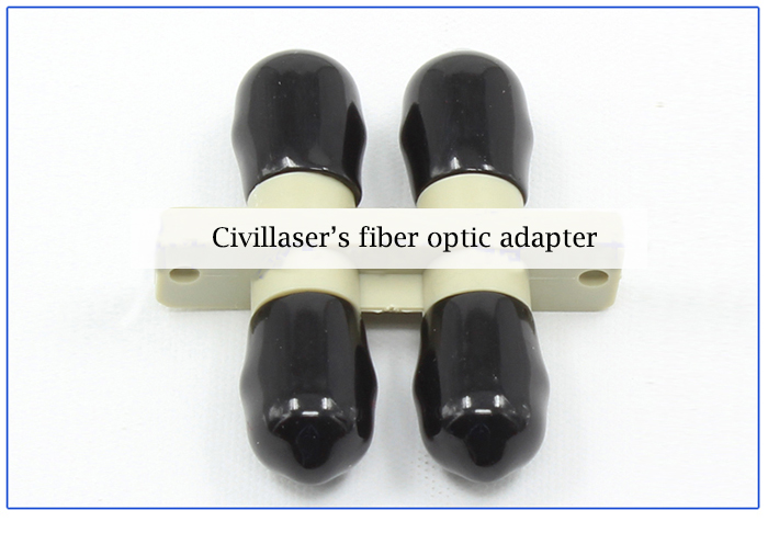 Double Core Multimode Plastic Fiber Optic Adapter Fiber Coupler ST ...