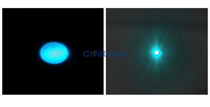 488nm 20mW 레이저 모듈 Dot Blue 레이저 다이오드 Φ10*30mm