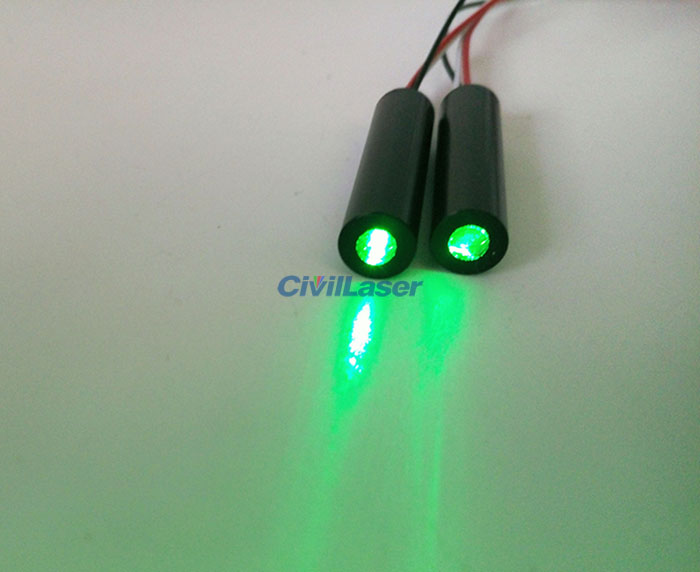 515nm 5mW 레이저 모듈 Dot 녹색 Laser TTL Modulation PWM Mode