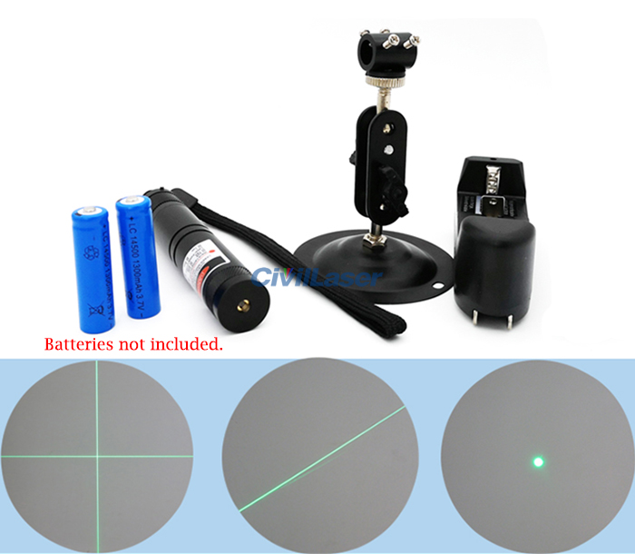 녹색 Portable Locator Dot/Line/Crosshair Optional 532nm 100mW Laser ...