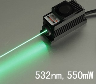 532NM 500MW 고성능 녹색 레이저 모듈 Dot (LSR532NL)