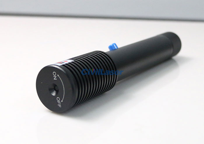 593.5nm 2mW 노란색 레이저 모듈 CW TEM00 다이오드 레이저 Portable Laser