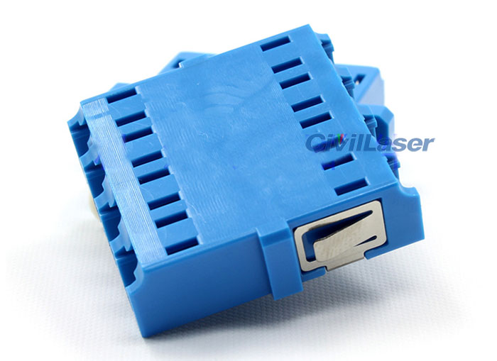 LC 단일 모드 Four Core Integrated Type Fiber Optic Adapter