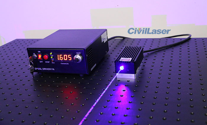 445nm 3W 4W high power solid state laser CW Laser
