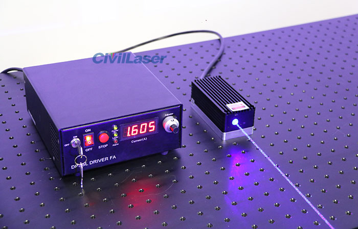 445nm 3W 4W high power solid state laser CW Laser
