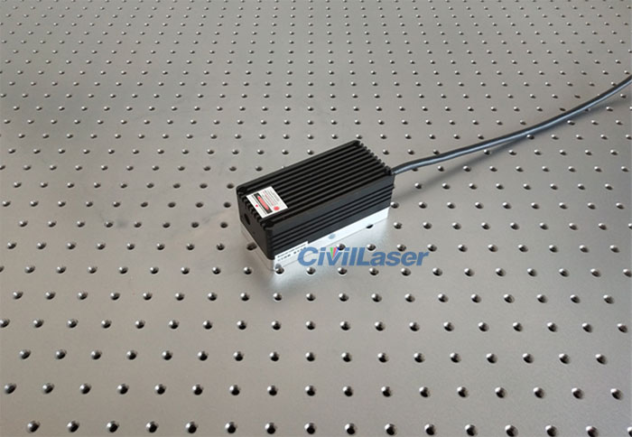 TEM00 405nm 500mW Blue-violet CW laser with power supply , Analog or TTL