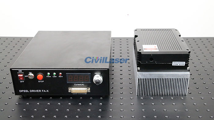 405nm 30W Powerful Laser System Blue-violet Diode Laser