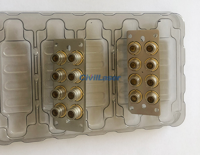 Nichia 455nm 40W 5W*8 High Power 블루 레이저 다이오드 Bank NUBM0E LD Module