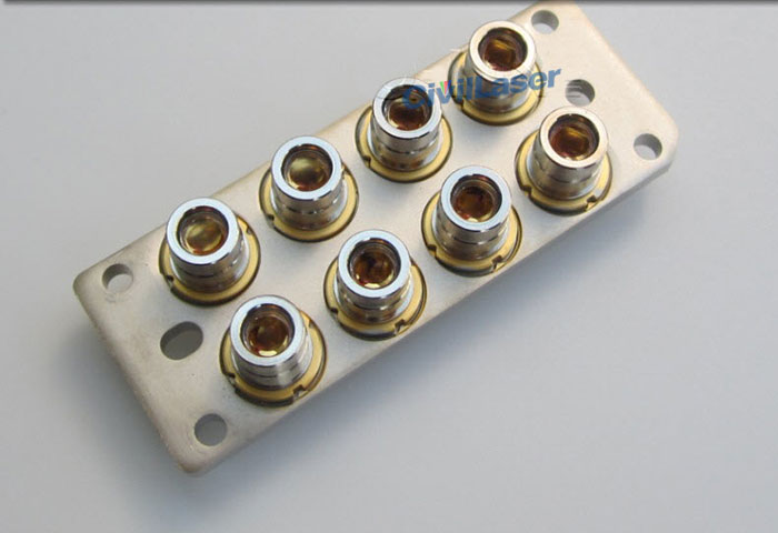 Nichia NUGM03T 525nm 8W 레이저 다이오드 Bank 녹색 Light Source 8*1W LD