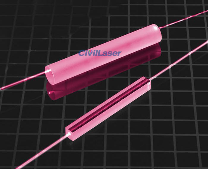 Ti:Sapphire Crystal Titanium Doped Sapphire Laser Crystal Customizable