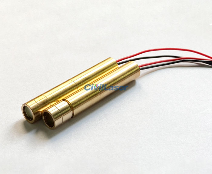 450nm 80mW Blue Long-distance Ultra-small Spot Module Focus Adjustable