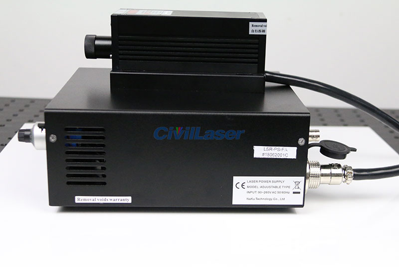 473nm 200mw DPSS laser system CW & modulation working mode