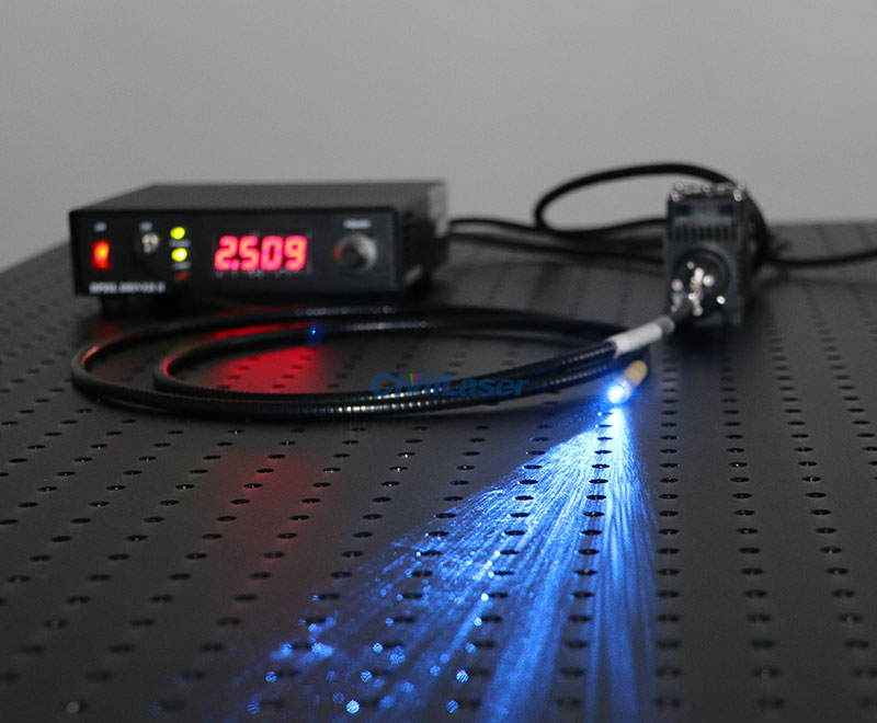 473nm 10mW~200mW blue fiber laser with power supply Support customized