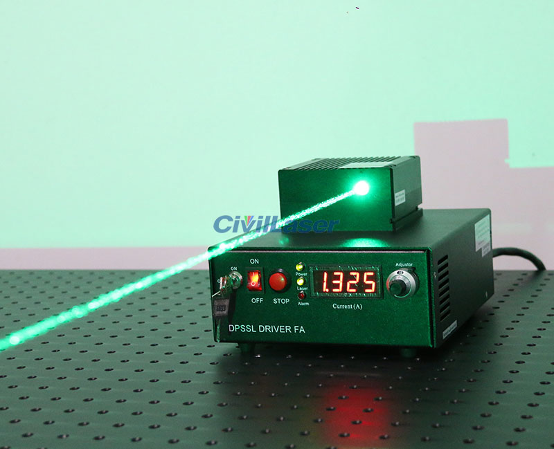 525nm 2000mW 고성능 green laser system