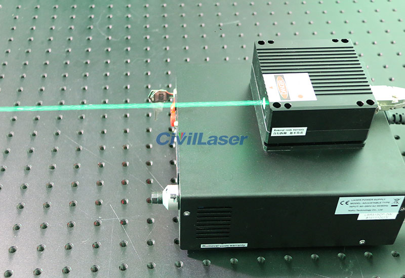 525nm 2000mW 고성능 green laser system