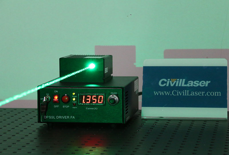 525nm 2000mW 고성능 green laser system