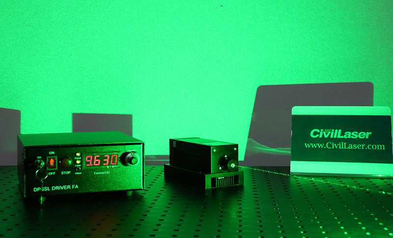 532nm 600mW~700mW green dpss with TTL modulation high quality solid ...