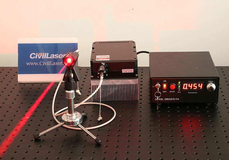 655nm 6000mW Red 섬유 결합 레이저 High Power 반도체 레이저
