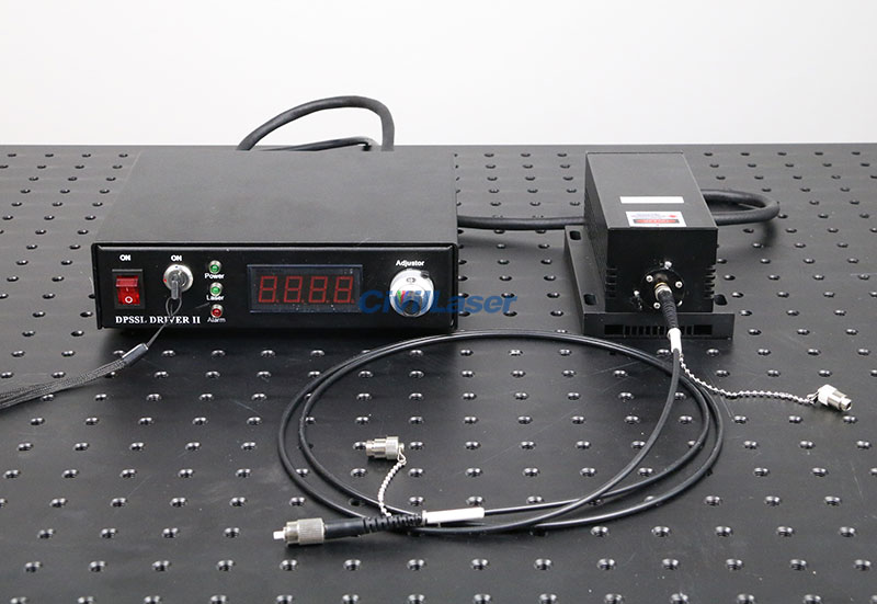 Coupling 790nm 5w into optical fiber high power fiber coupled laser light