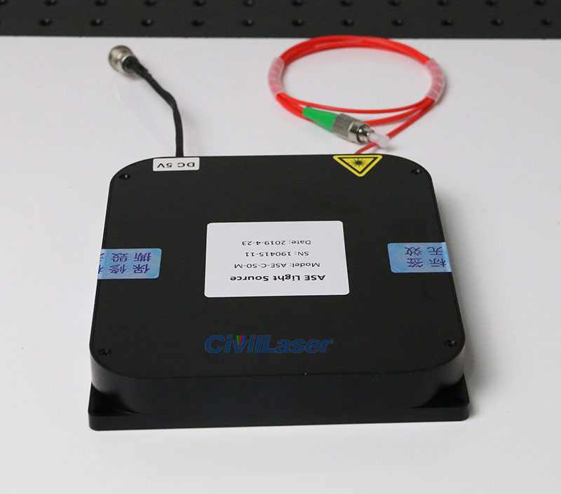 10mW~100mW C-band ASE broadband light source 2dB Gain flattening module ...