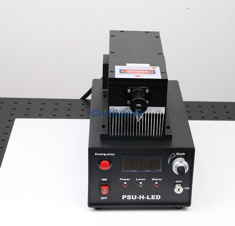 532nm 5000mW Green DPSS Laser 고출력 레이저 CW/TTL/아날로그