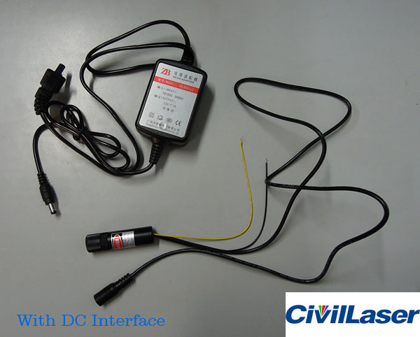 TTL modulation 650nm 5mw~150mw 빨간색 laser Module 16*60mm