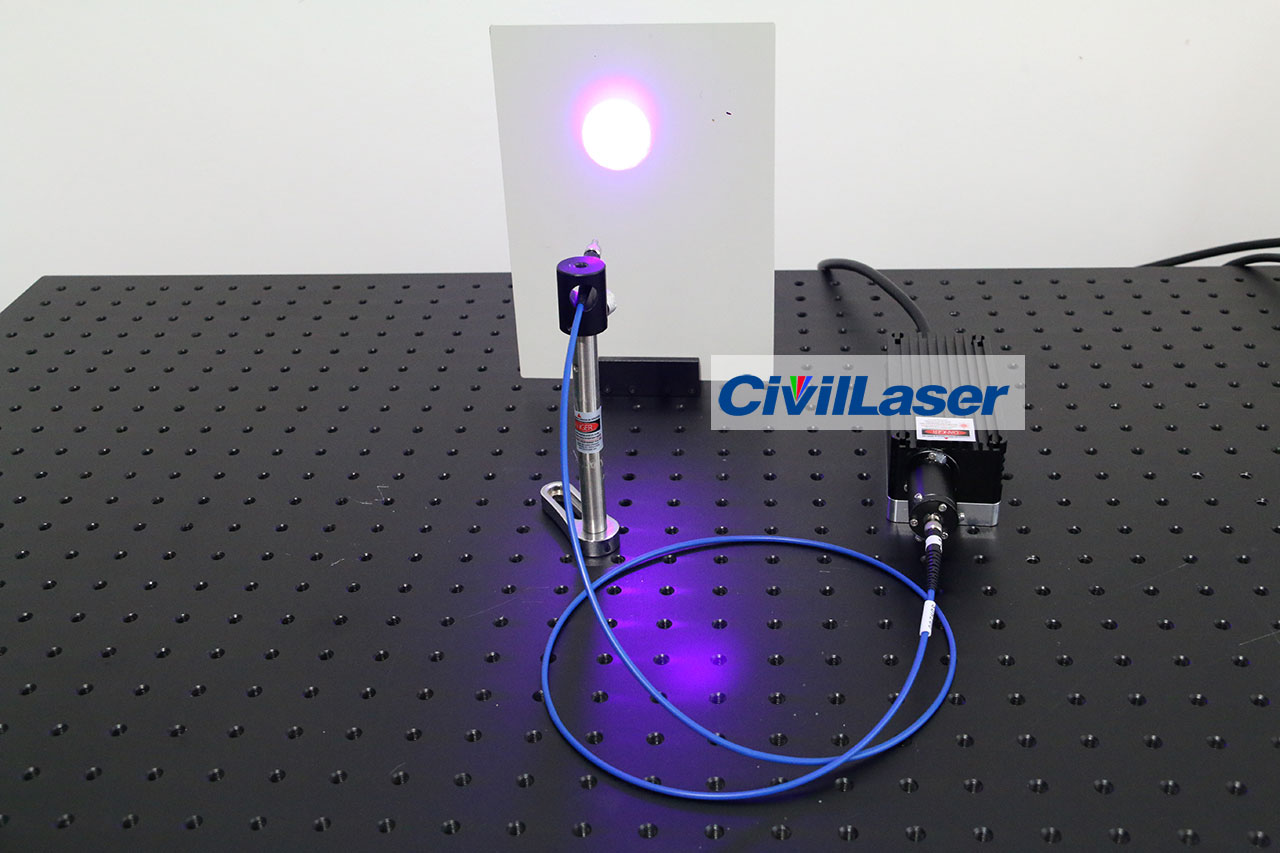 405nm 500mW 실험실 파이버 레이저 시스템 - 한국 레이저 뉴스 Korea Laser News