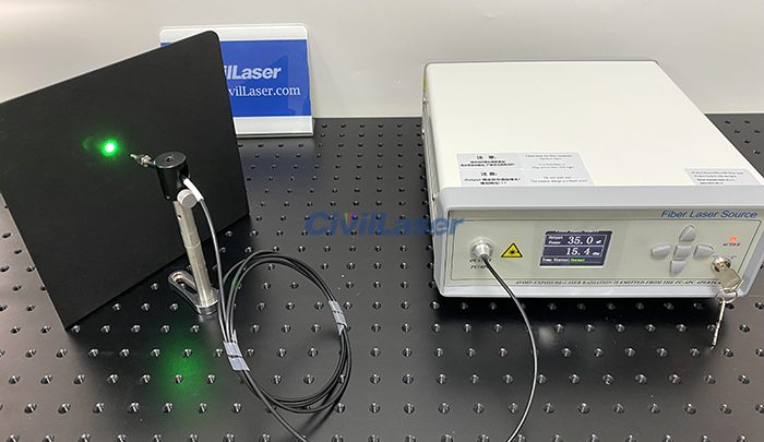 520nm 40mW PM 파이버 레이저 고품질 레이저 스폿 - 한국 레이저 뉴스 Korea Laser News